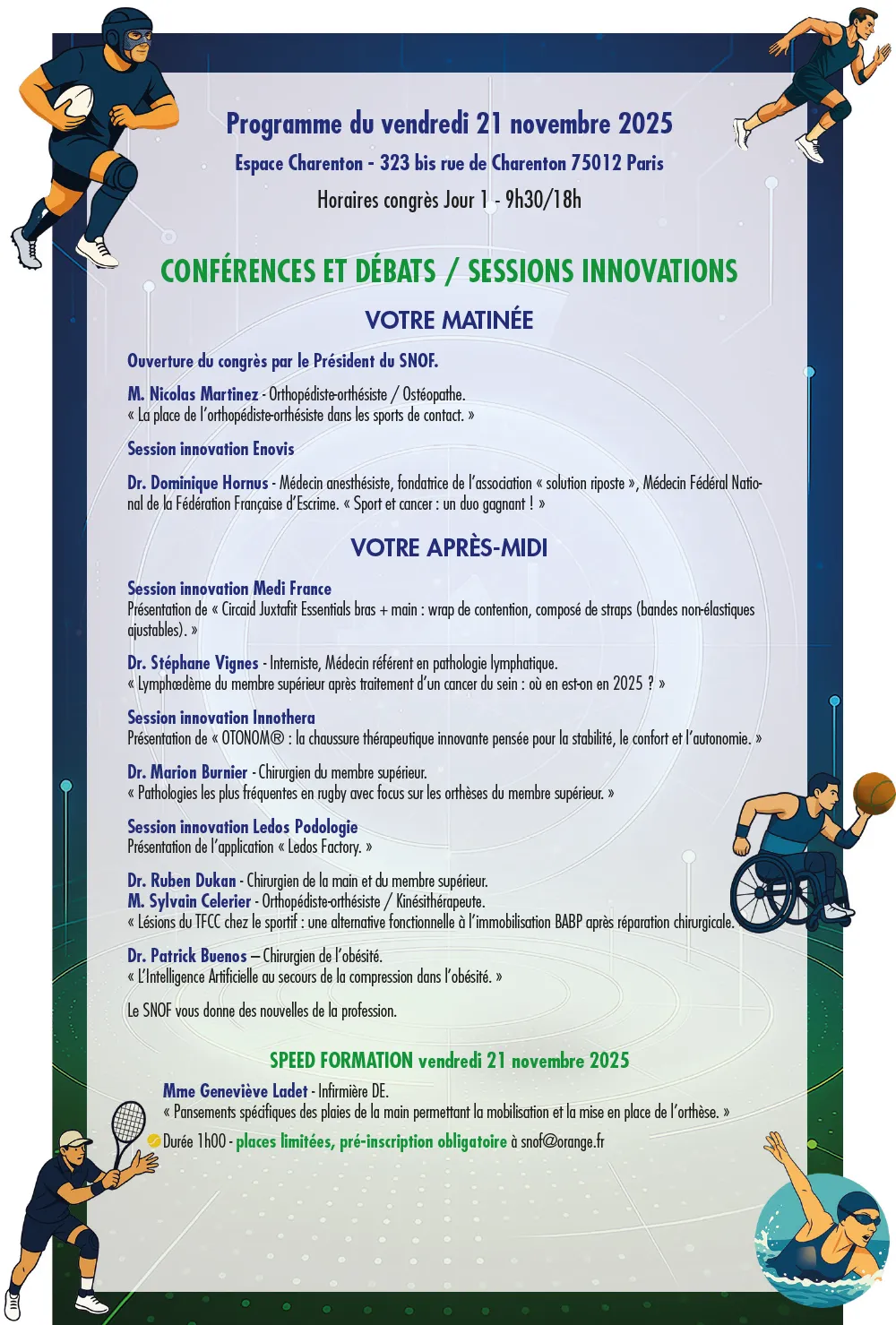 LES PROGRAMMES - SNOF